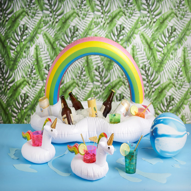 TrueZoo Inflatable Rainbow Floating Bar & Reviews | Wayfair TrueZoo Inflatable Rainbow Floating Bar & Reviews | Wayfair